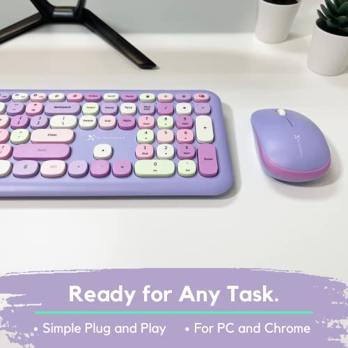 X9 Colorful Keyboard and Mouse Combo - Transform Your Space with 2.4G ...