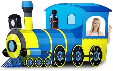Amazon.com: Yexiya 6 Feet Railroad VBS Train Cardboard Cutout Stand up ...