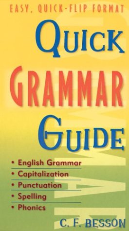 Quick Grammar Guide: Besson, C.F.: 9780806989853: Amazon.com: Books
