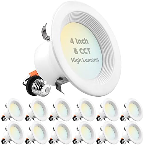 DESIGNERS FOUNTAIN 4 inch 12 Watt Selectable 5CCT Integrated LED ...