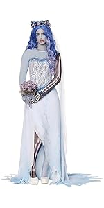 Amazon.com: Spirit Halloween Corpse Bride Makeup Kit, Officially ...