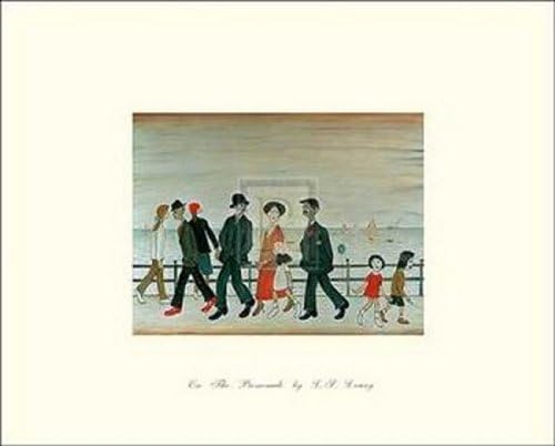 Amazon.com: On the Promenade - Poster by Lawrence Stephen Lowry (10x8 ...