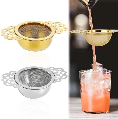 2 PCS Fine Mesh Tea Strainers, Small Tea Strainer, Tea Strainers for ...