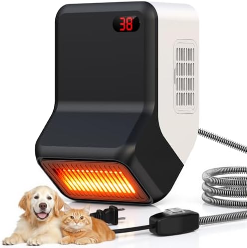 Amazon.com: Dog House Heater With Thermostat,Pet Heater With Safe ...