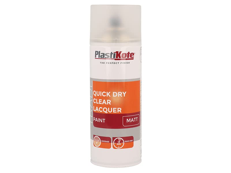 Quick Dry Clear Lacquer 400ml (Matt) : Amazon.co.uk: DIY & Tools