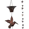 Amazon.com : AIMESINO 8.5FT Rain Chain, Hummingbird Rain Chains for ...