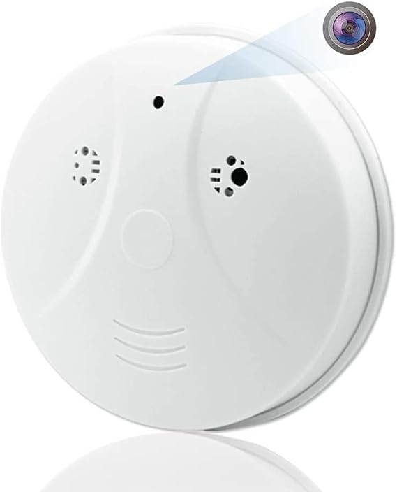 Amazon.com: Poetele Camera Smoke Detector Wireless Hidden Camera WiFi ...