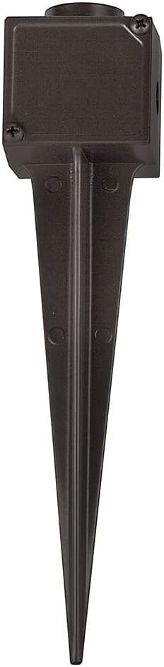 Hinkley Metal Ground Spike with Junction Box - 9” Ground Stakes ...