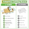 Amazon.com: Adaptive One-Handed Cutting Board, Handicap Kitchen Tools ...