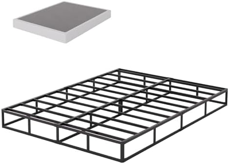 Amazon.com: 9 Inch Full Box Spring Bed Base with Round Corner Edges ...