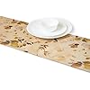 Encasa Dining Table Runner for 6 seater - Polyester Twill Fabric - Foil ...