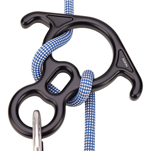 Snapklik.com : Figure 8 Descender 50kN Climbing Descender Rescue ...