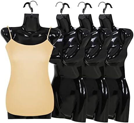 Amazon.com: Black Hanging Female Mannequin Torso 4PCS Dress Form Sewing ...