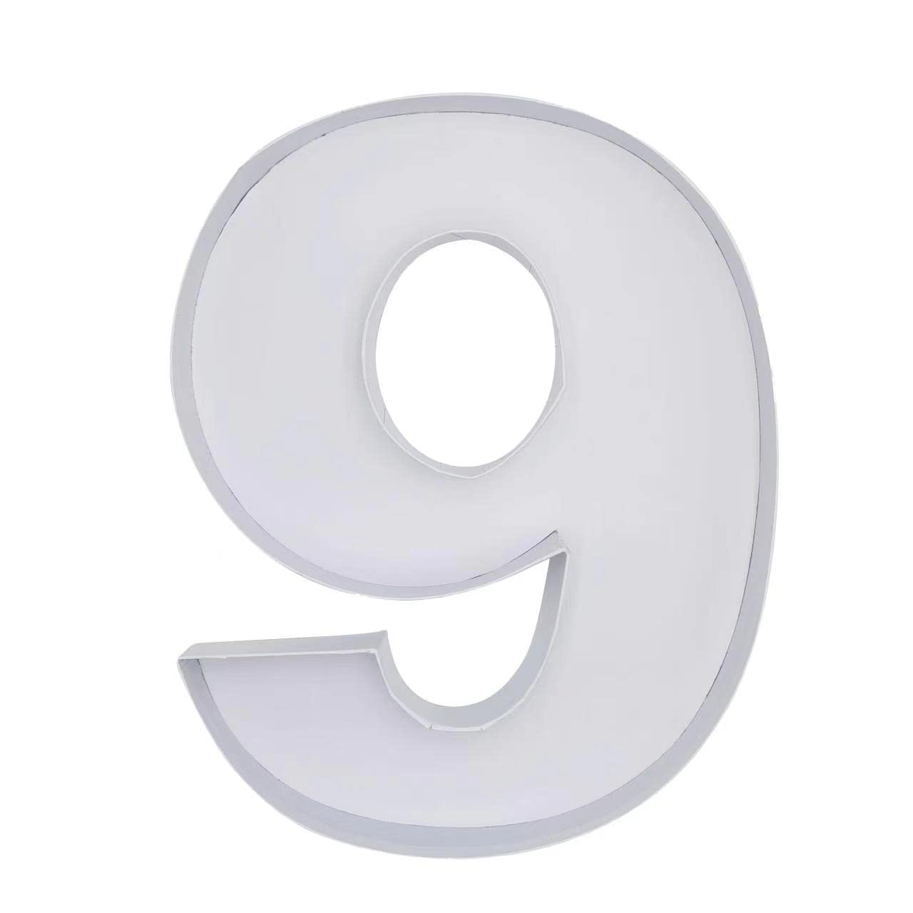 Amazon.com: 12" Fillable Cardboard Number Shaped Gift Grazing ...