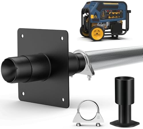 Amazon.com: Upgraded Generator Exhaust Extension Silencer Kit With ...
