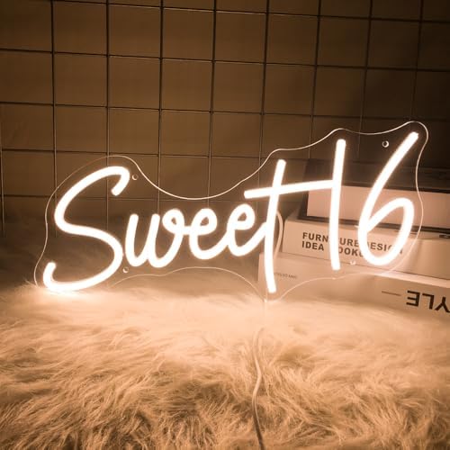 Amazon.com: 8.7" 16 Decorative LED Light Up Numbers with Cake Topper ...