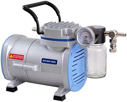 Amazon.com: Rocker 300 Oilless Vacuum Pump, 99 mbar, 23 LPM, 1750 RPM ...