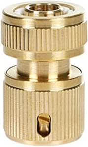 Amazon.com: Brass Adjustable Spray Gun Quick Waterstop Connector Car ...