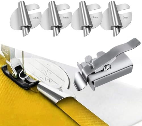 Amazon.com: Seam Guide and Sewing Rolled Hemmer Presser Foot Set ...