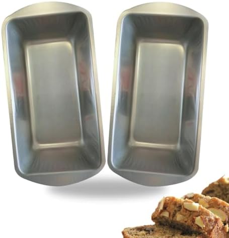 mark2buy 2pk Loaf Tins for Baking 2lb - 2lb Loaf Tin - 21 x 11 x 6.4cm ...