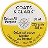 Amazon.com: Coats & Clark Cotton All Purpose Sewing Thread 100% ...
