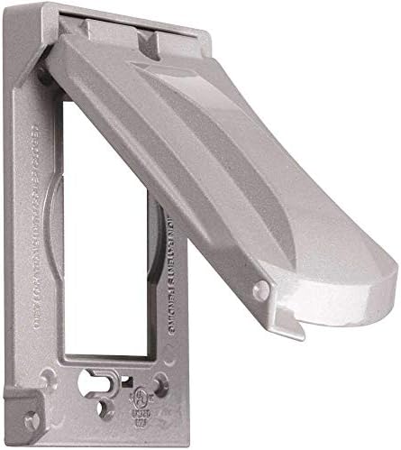 Hubbell Bell MX1050S Single-Gang Weatherproof Heavy Duty Universal Flip ...