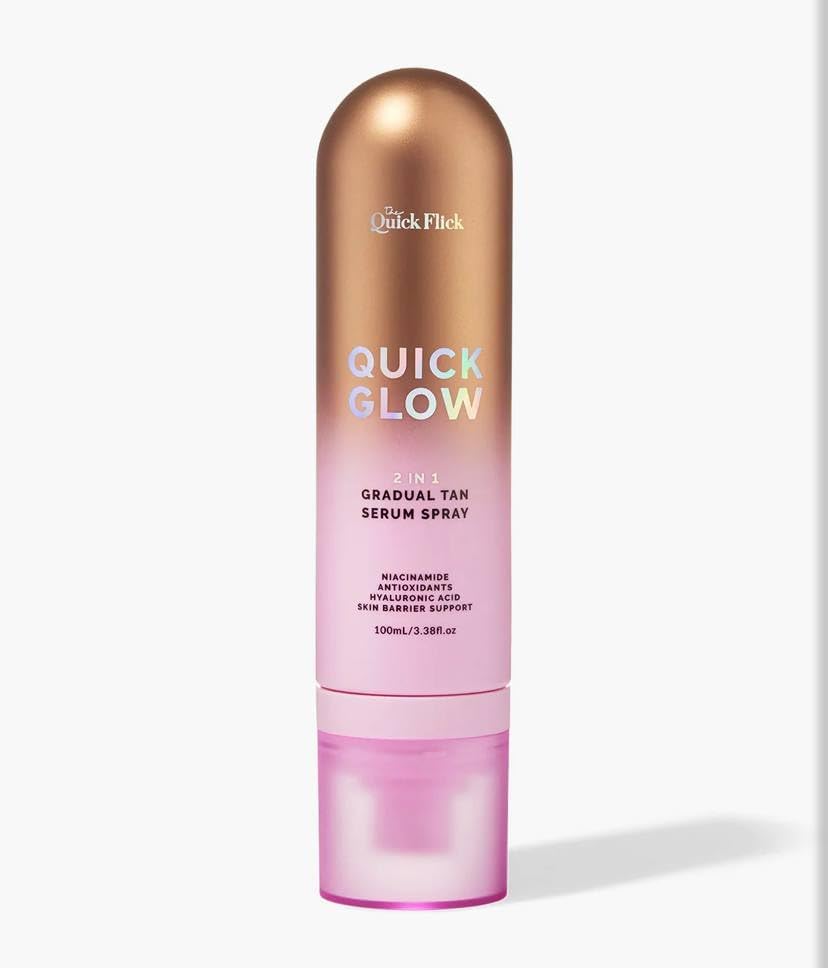 Amazon.com: Quick Beauty Quick Glow Gradual Tan Serum Spray 3.4 fl. oz ...