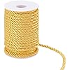 Amazon.com: PH PandaHall 59 Feet 5mm Yellow Twine Cord Rope 3 Braided ...