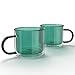 Amazon.com: elle decor Double Wall Coffee Cups | Set of 2 | Cute Coffee ...