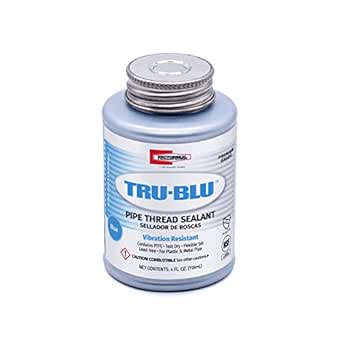 RectorSeal Tru-Blu 31631 Pipe Thread Sealant, Fast-Dry, PTFE Enriched ...