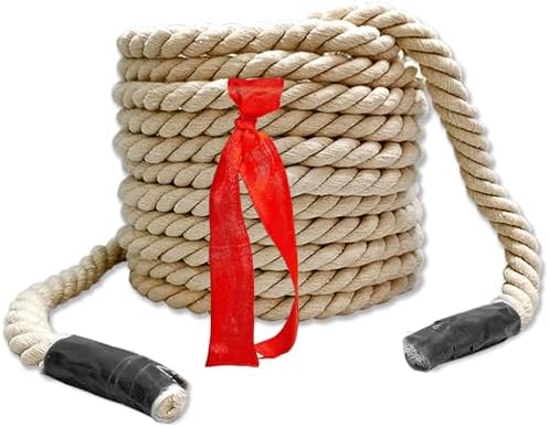 Amazon.com: Tug of War Rope for Kids and Adults, 20 FT Natural Twisted ...
