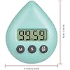 Waterproof Digital Shower Timer | Drop Shape | Energy Saver | Suction ...