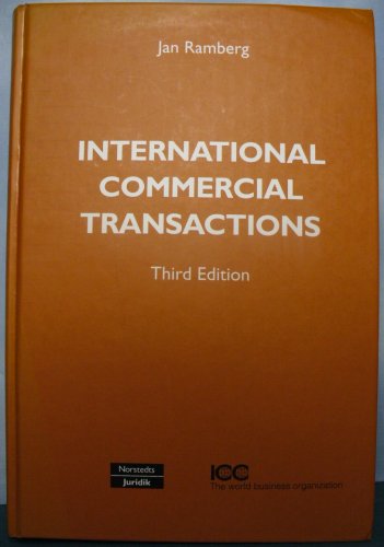 International Commercial Transactions Third Edition: Jan Ramberg ...