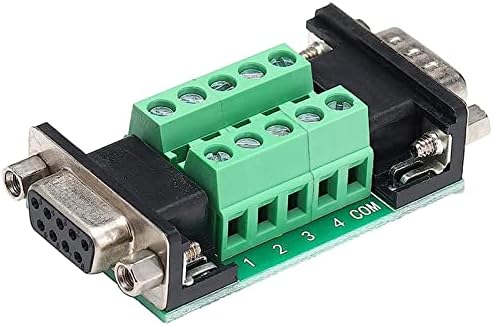 PENGLIN DB9 Male to Female Breakout Board Connector, RS232 D-SUB Serial ...