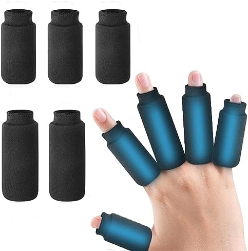 Amazon.com: Hot Cold Therapy Finger Ice Sleeves 5 Ice Packs for Fingers ...