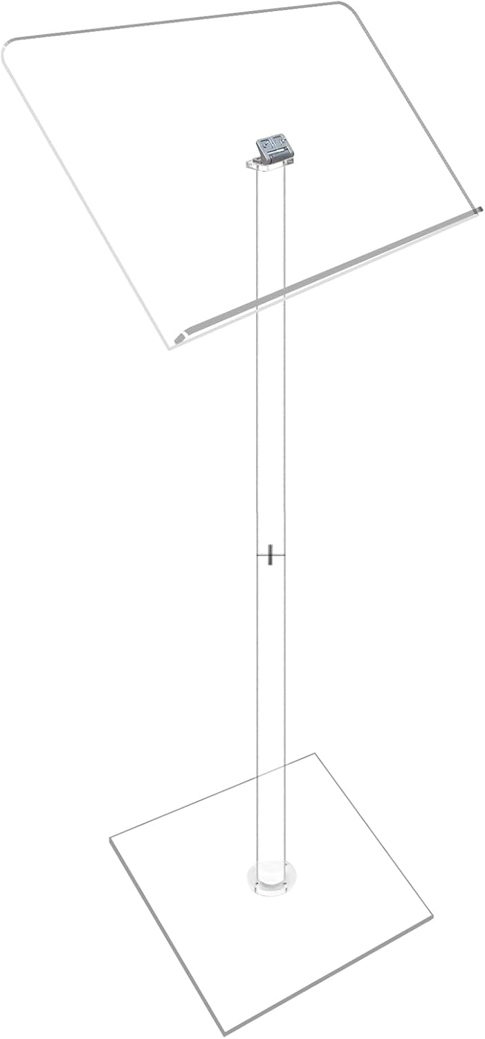 Amazon.com : Clear Acrylic Podium Stand, Portable Podium Conference ...