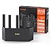 Tenda WiFi 6 Router Vertical AX1500 Smart WiFi Router with 4 Gigabit ...