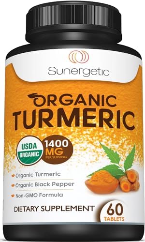 Amazon.com: USDA Certified Organic Turmeric Supplement – Includes ...