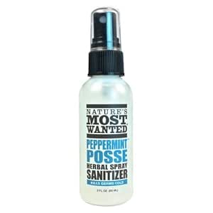 Amazon.com : Nature's Most Wanted - Peppermint Posse - Hand Sanitizer ...