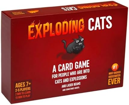Kids Mandi Exploding Cats Card Game | Party Game for Kids and Adults ...
