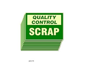 999Store office supplies sunboard Quality Control Scrap sticker signage ...