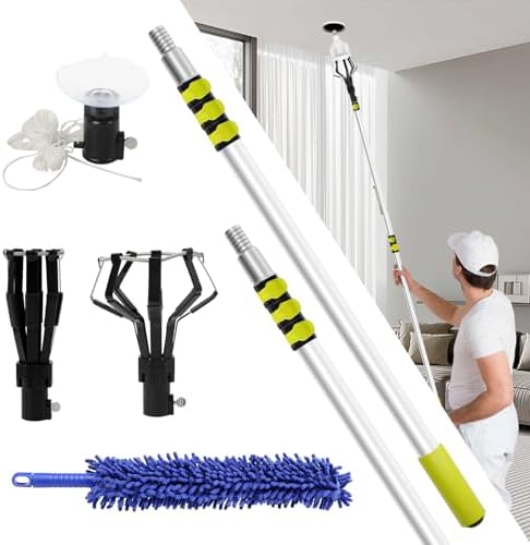 Dyna-Living 26FT Light Bulb Changer for High Ceilings with 5-20FT ...