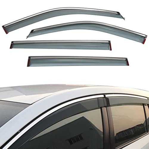 Snapklik.com : ALAVENTE Side Window Deflectors Window Visors For Jeep ...
