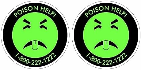 Amazon.com - Asiatic Artisan - Retro Mr.Yuk Poison Car Laptop Helmet ...