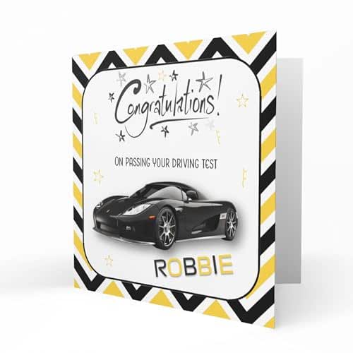 Personalised Congratulations Passed Your Driving Test Card Son ...