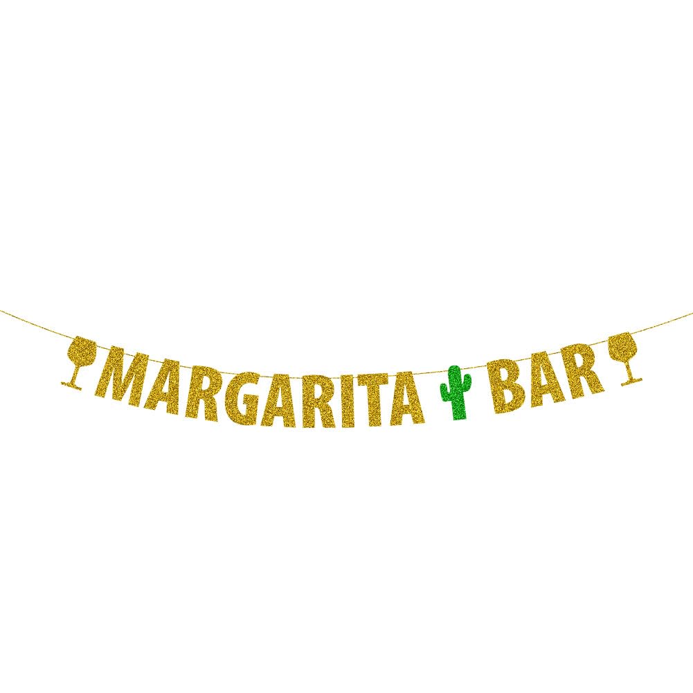 Amazon.com: Margarita Bar Bunting Banner, Cinco De Mayo Mexican Fiesta ...