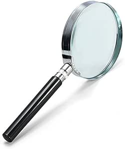 Amazon.com: Portable 5X Handheld Handy Magnifier Magnifying Glass Lens ...