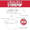 Amazon.com: StovePop Stainless Steel Popcorn Popper - Gearless Hand ...