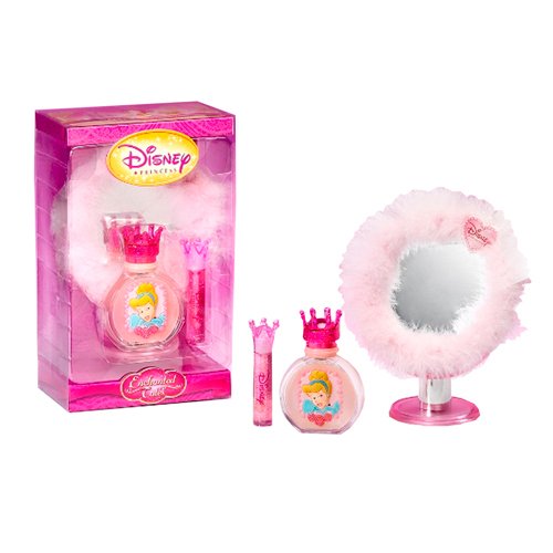 Amazon.com : Disney Princess Fragrance Mirror Gift Set, Cinderella ...