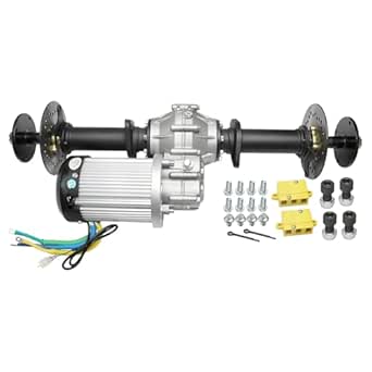 Amazon.com: CWTD 60V 2500W Brushless DC Motor Differential Gearbox Kit ...